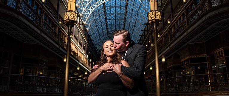 Gabriella & Kevin Cleveland Arcade Engagement Session | Eighty Eight Photo